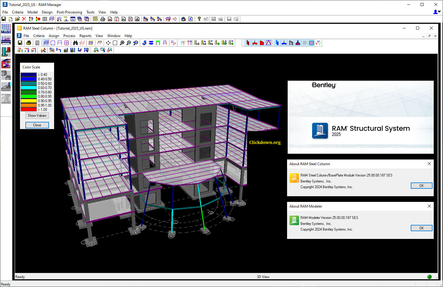 Bentley RAM Structural System 2025 v25.00.00.187 license